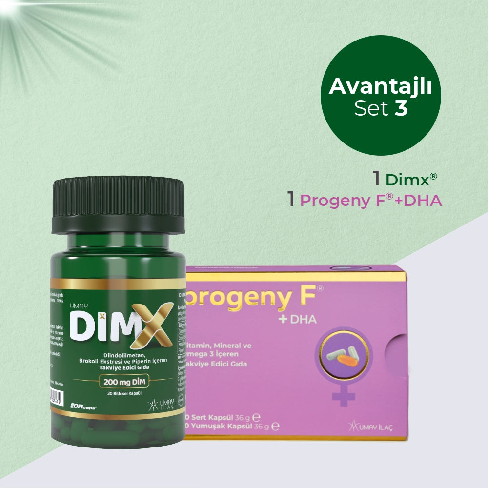 DIMX® + Progeny F®+DHA Set – Hormone and Sexual Health Support – Umay İlaç