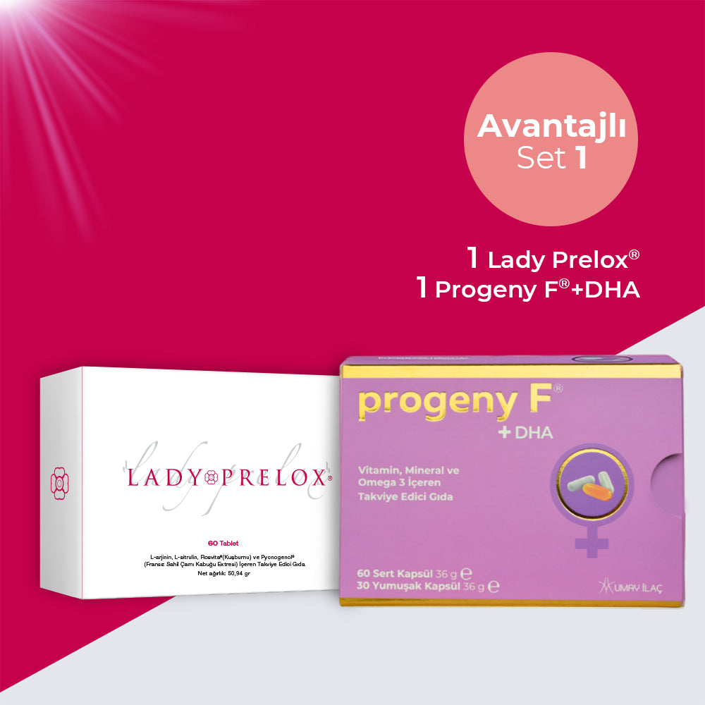 Progeny F®+DHA & Lady Prelox® - Avantajlı Set 1 – Umay İlaç